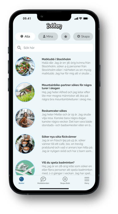 Boblberg | En digital platform for fællesskaber